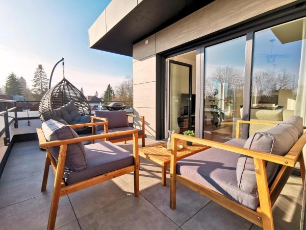 Fynbos Deluxe, Penthouse Oder Balkon, Parkplatz - Straubing