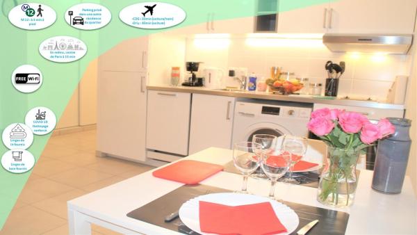 Appartement Tout éQuipé, Cosy (1 Station De Paris) - Porte de Vincennes