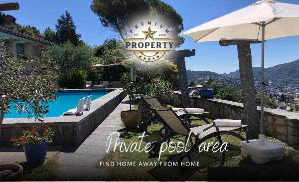 Suite Room With Private Pool Area, Near Como Lake, Private Parking I Villa Dei Leoni - Como
