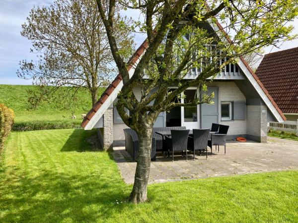 Joke Am Deich 6 Pers House With Equipped Terrace Behind A Dike At Lauwersmeer - Schiermonnikoog