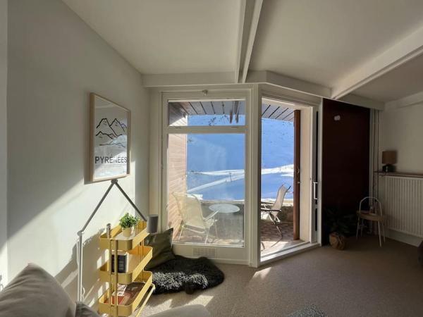 La Mongie - Studio Rénové Avec Terrasse Plein Sud - Campan