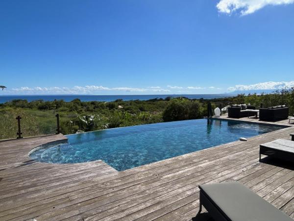 Villa Deluxe L'hacienda Villa Vue Mer 180 Piscine Jacuzzi Proche Plage Marina Golf Pointe Des Châteaux Et Casino Jardin Clos Voyage Durable - Guadeloupe