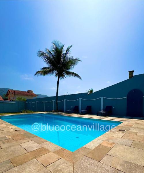 Blue Ocean House - Casa Na Praia Com Piscina - 산투스