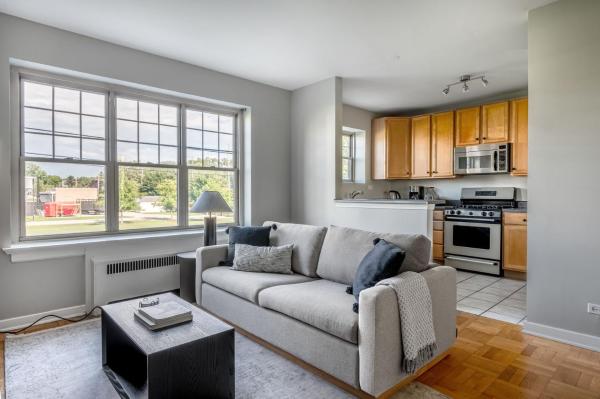 Evanston 1br W Courtyard Nr Beach University Chi-952 - 에번스턴