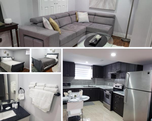 Luxurious Apt 2brs-1ba Spacious Modern, With Free Parking - Caledon