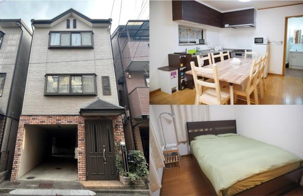 H2h Villa鴫野西 三層公寓【Jr京橋步行6分鐘】機場直達 容納6人3房1廳 自助入住 帶車位 - 모리구치시