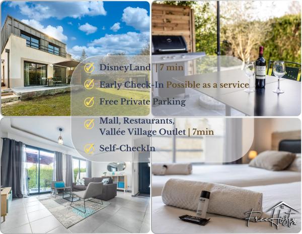 Magny's Oasis - Disneyland 5min - Private Parking - Terrace & Garden - Bailly-Romainvilliers