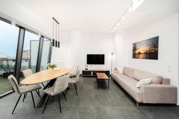 Hanza Tower Apartment No. 701 - Swimming Pool, Jacuzzi, Terrace - Szczecin