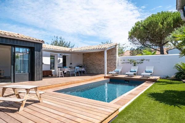 Maison Familiale Rénovée Avec Piscine Quartier De La Cible - La Rochelle