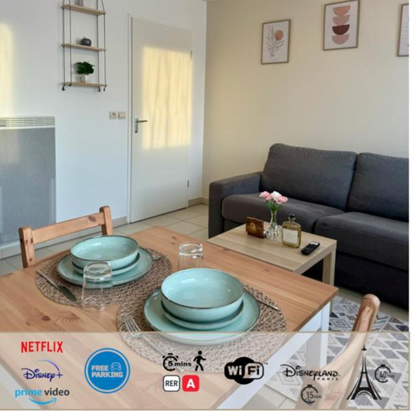 Charming & Cosy Apartment - 10mn From Disneyland - Bussy-Saint-Georges