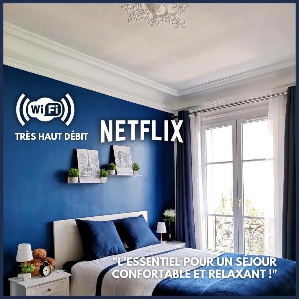 Perle Haussmannienne 1900 - Cosy - Centre Ville - La Garenne-Colombes