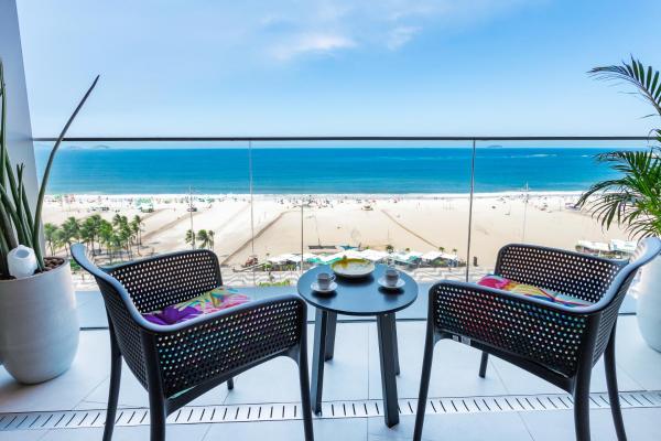 Luxuosos Apartamentos Por Temporada Na Atlântica à Beira-mar, Copacabana - Rio de Janeiro