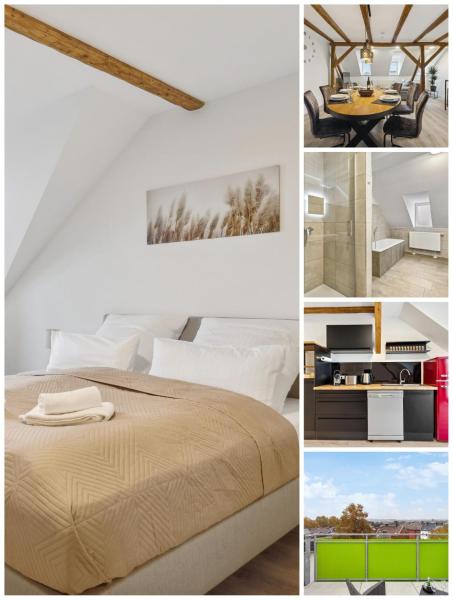 Easyapartments Stilvoll Zentral Balkon Hauptbahnhof Netflix 130m2 - Hof