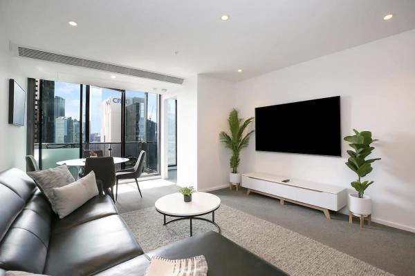 A Modern 2br Apt With City Views Free Parking - St Kilda