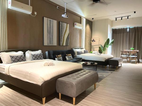 Cozy Milky Home Mount Austin Jb 5 Pax - Johor Bahru
