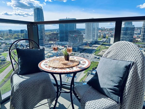 Sag 20th Floor Klingerka Residence Castle View Free Parking Free Wifi - Bratislava