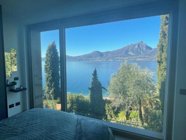 3 Zimmer Apartment Am Gardasee Mit Traumhaften Seeblick Und Pool In Torri Del Benaco - Pai
