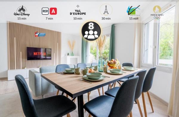 The Green Wood - Disney 15min - Paris 30min - Terrasse - Val-d'Oise
