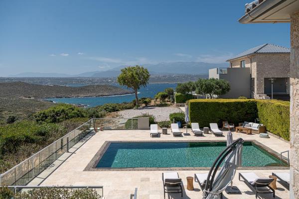 Mediterranean Villa Seaview Privet Pool - Chania