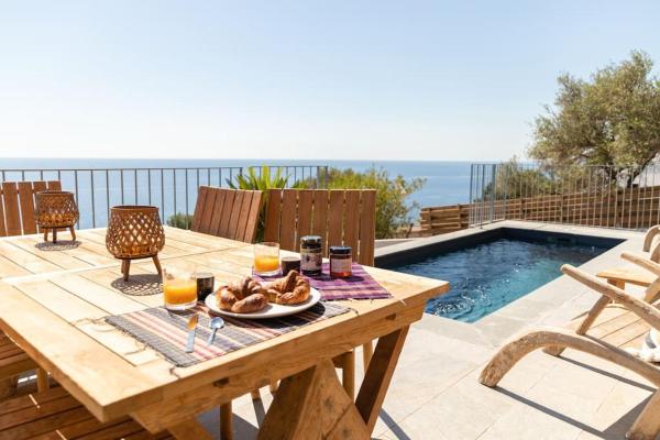 Belle Villa Vue Mer- Erbalunga à 2 Pas De La Plage - Saint-Florent