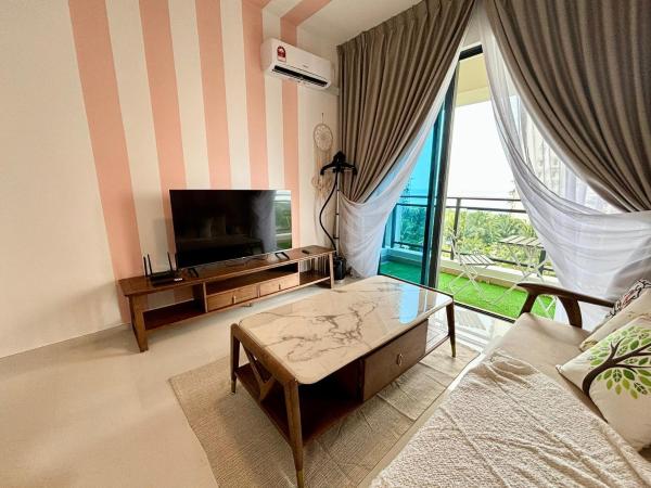 Seaview 1b1r 4pax Condo Forest City 1e-901 - Kukup