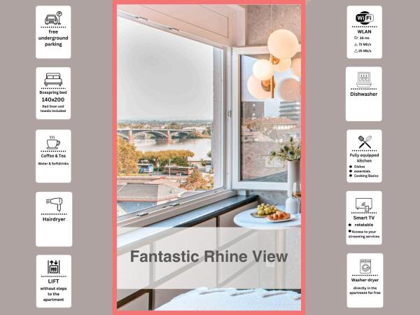 Hidden Treasure Business Apartment Mainz - Fantastic Rhine View In Center Of Mainz Old Town - Mainz
