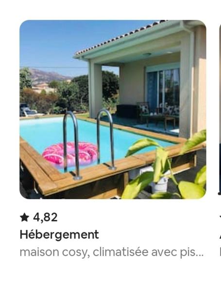 Maison Cosy Climatisée Avec Piscine Et Jardin - Calenzana