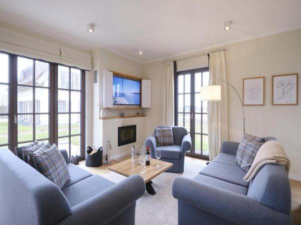 Reetland Am Meer - Luxus Reetdachvilla Mit 3 Schlafzimmern, Sauna Und Kamin H07 - Hiddensee