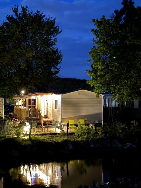 Mobil Home Tout Confort Camping Les Viviers Cap Ferret - 阿爾卡雄