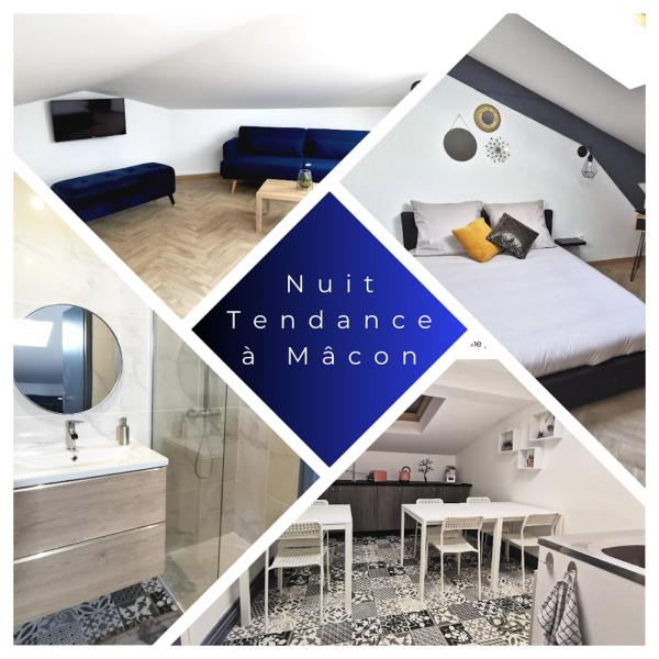 Nuit Tendance à Mâcon Chambre Cosy Centre Ville H - Saône-et-Loire