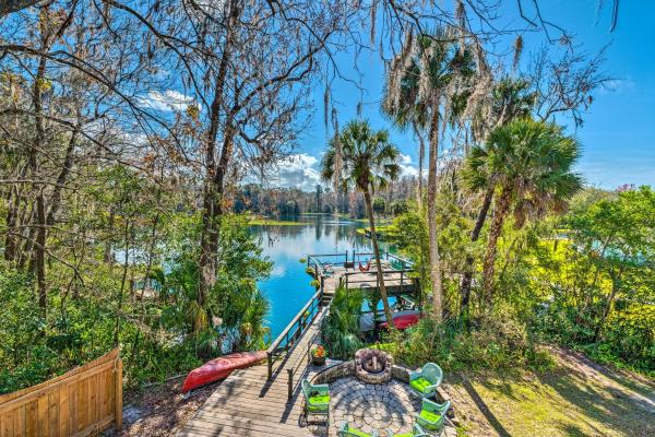 Dock & Kayaks: Riverfront Dunnellon Home! - Dunnellon, FL