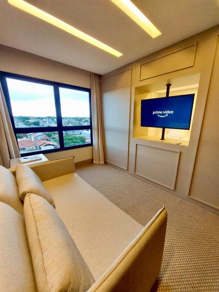 Alto Luxo - Cama King Simmons E 2 Smartv - Campo Grande