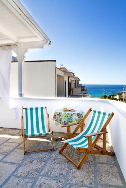 Attico A 50 Mt Dal Mare - Casa Vacanze Mare Verde - Torre San Giovanni