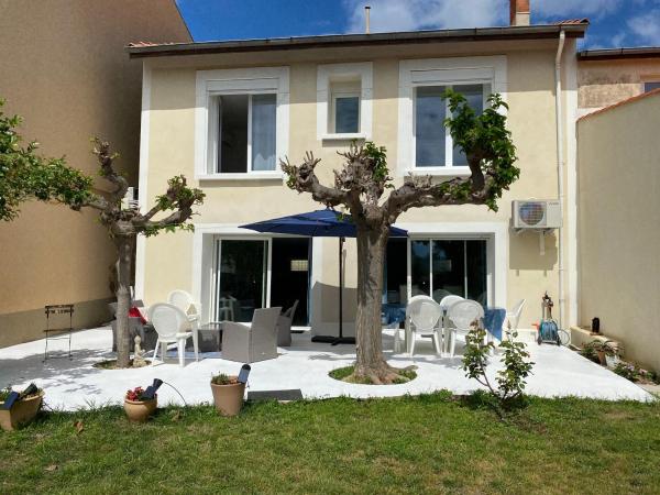 Agréable Maison Avec Jardin Et Terrasse - Valras-Plage