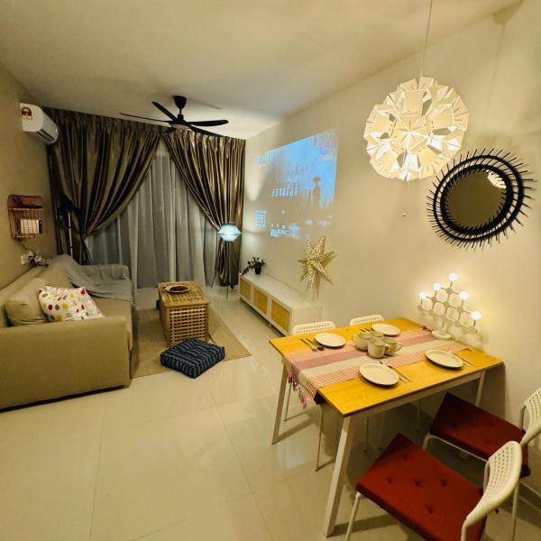 Cozy 2b1r 6pax Condo Forest City 3a-1602 - Kukup