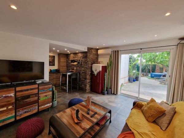 Appartement 2 Pièces Proche Mer Calme Dans Villa - Marineland - Antibes