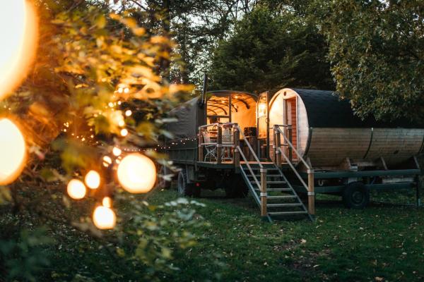 Myrtle The Glamping Truck, 1950's Swiss Army Truck With Sauna - County Down