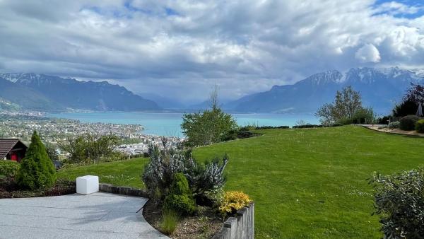 Le Chardonne - Designer's Home With A Stunning Lake And Mountain View - Canton de Vaud