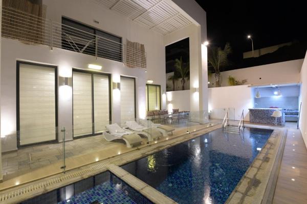 New ! 430m Luxury Best Top Class 8-bdr Exclusive Villa Top Design Heated Pool Jucuzzi Sauna - Eilat