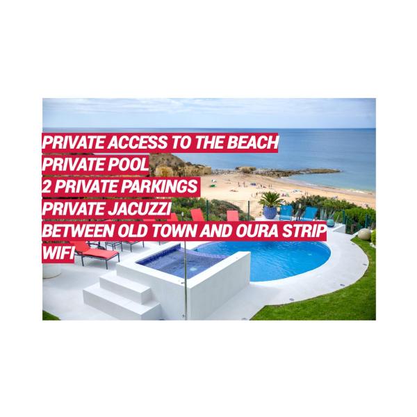 Luxurious Beachfront Villa De La Plage With Private Beach Acces - Albufeira