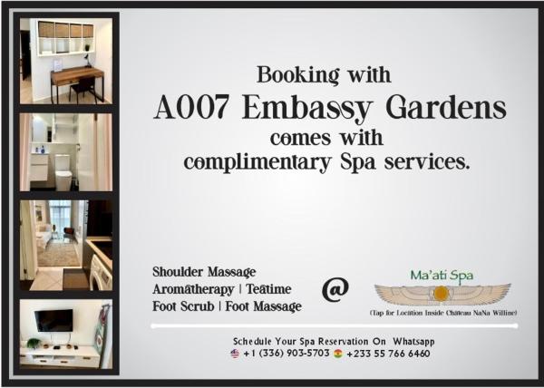 A007 Embassy Gardens Studio Apartm - Accra