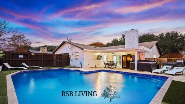 Luxurious 5br 2ba Holiday Home With Pool, Grill, Sauna & Game Room - Frisco, TX