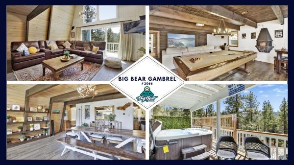 2066-big Bear Gambrel Home - Big Bear, CA