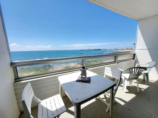 Studio Agréable Face Mer Avec Balcon à 50m Plage - Fr-1-92-623 - Vendée