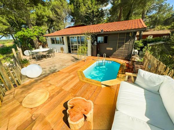 Chalet, Oasis Et Vue Mer,proxi Circuit Paul Ricard - Nans-les-Pins