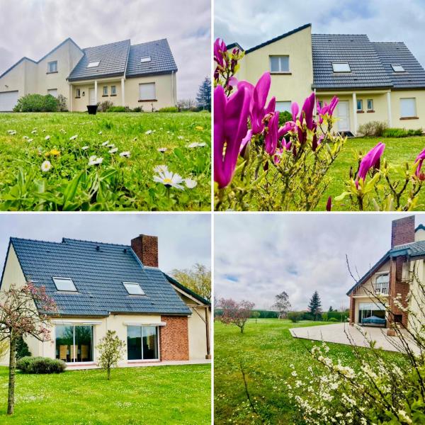 Chez Lucie Et Compagnie Pavillon Familial Avec Beau Jardin - Somme
