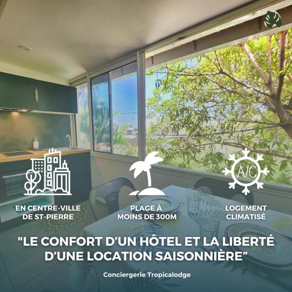 Le Manguier (T2 à 300m De La Plage) - Saint-Pierre