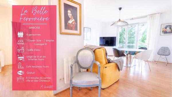 La Belle Ferronnière, Appartement Paisible Amboise - Amboise