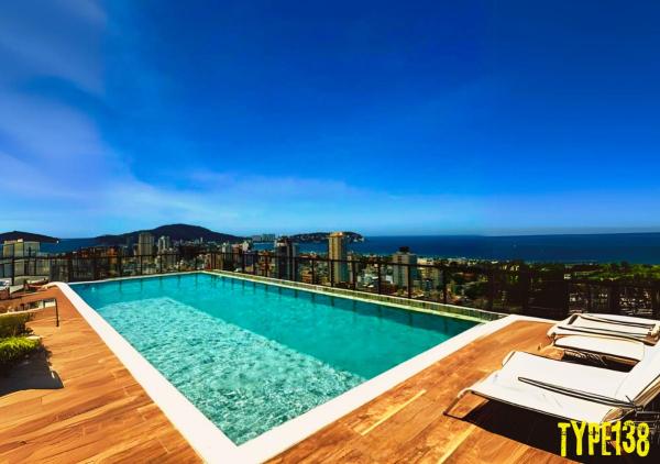 Apto Incrível - Piscina No Rooftop - Vista Mar - 600m Praia Enseada - Guarujá