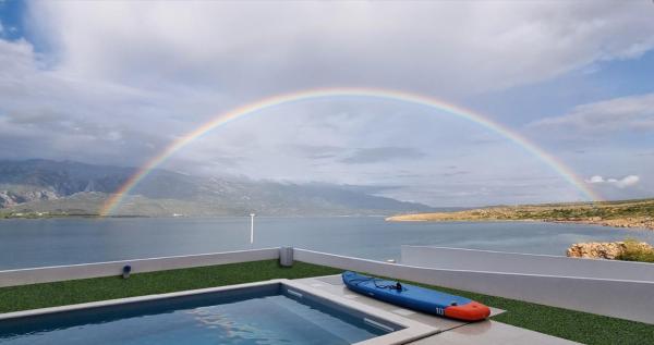 Luxury Beach Apartment Adria With Private Pool And Sea View - Starigrad